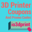3D Printer Coupons and Offers – io3dprint.com
